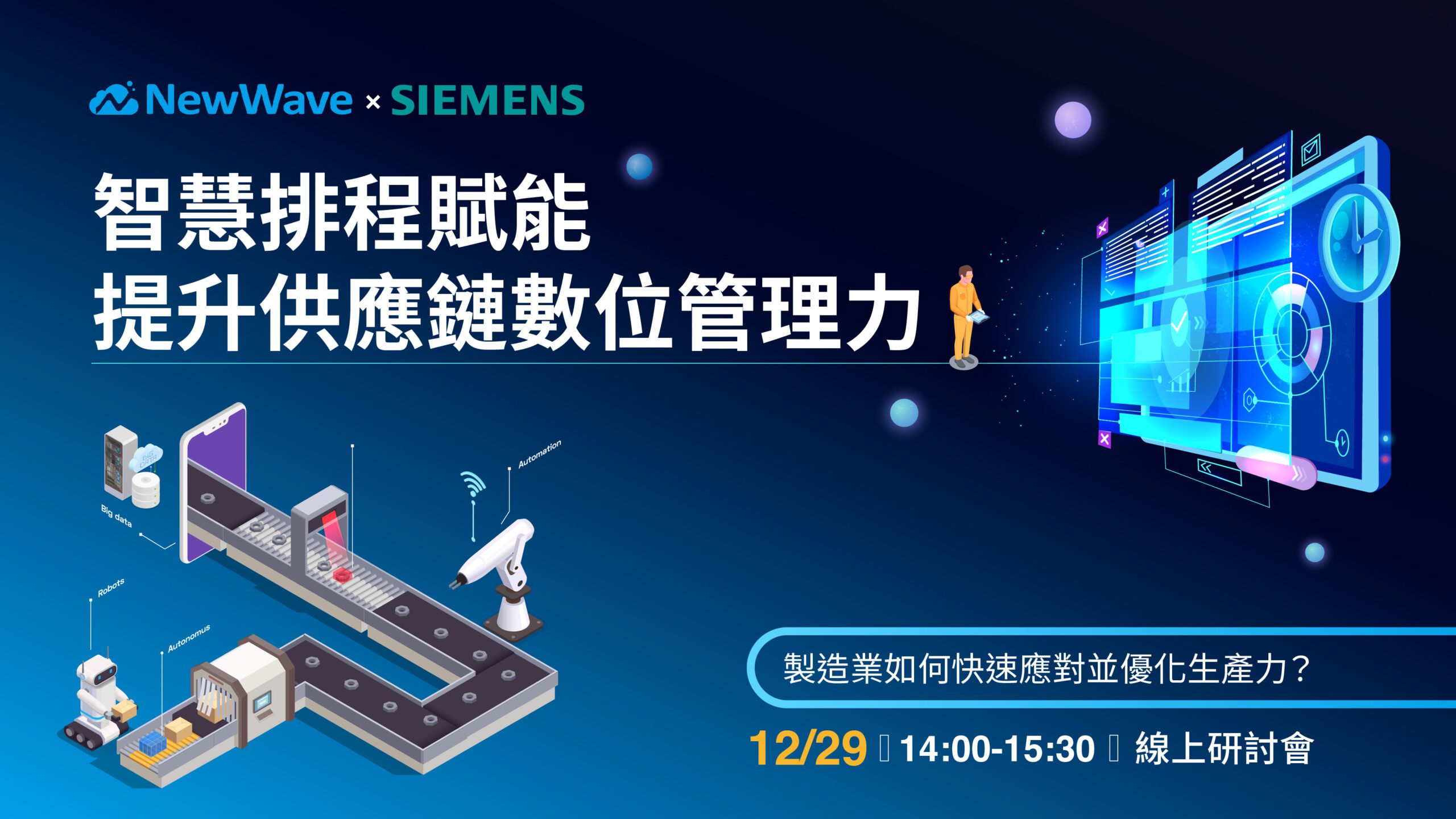 NewWave Siemens APS Webinar FY23Q1 - NewWave鑫潮國際股份有限公司
